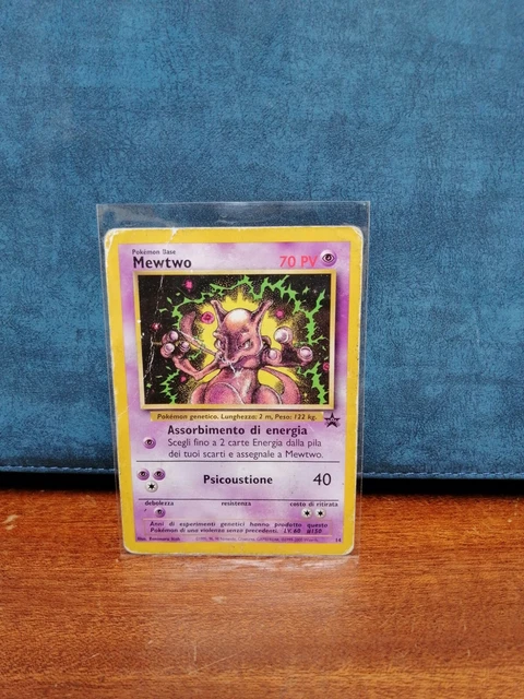 CARTA POKEMON MEWTWO Promo 14 Wizard Black Star Rara EUR 2,90 - PicClick IT