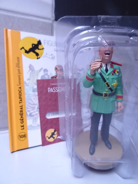 FIGURINE TINTIN N° 108 LE GENERAL TAPIOCA collection officielle EUR 130 ...
