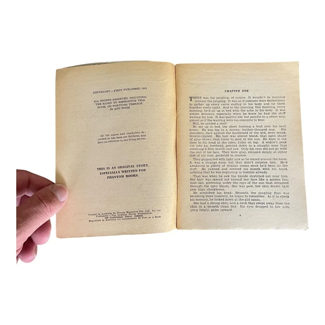 THE EVIL SLEEP by Evan Hunter Phantom Books No. 536 1953 1st Aussie ...