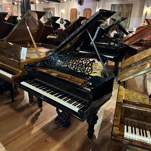 STEINWAY & SONS Black Grand Piano Model A Preowned | SHERWOOD PHOENIX ...