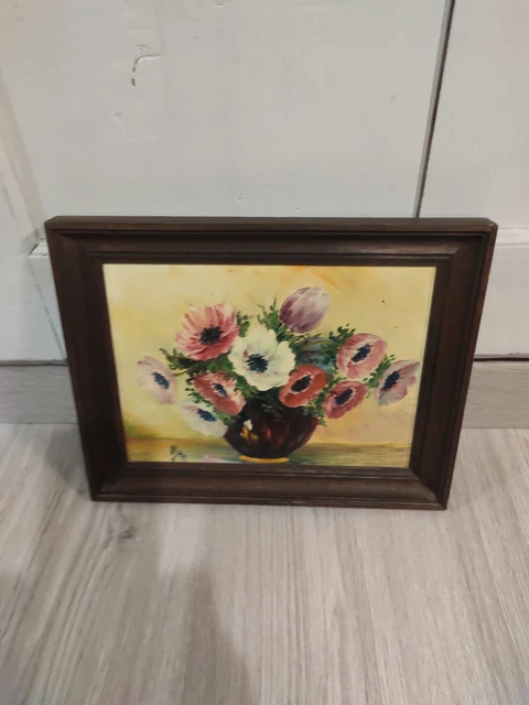 ANCIEN TABLEAU HUILE sur toile signé MAX nature morte EUR 14,00 - PicClick FR