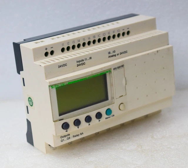 SCHNEIDER ELECTRIC ZELIO Sr2 E201Bd Compact Smart Relay $135.39 ...