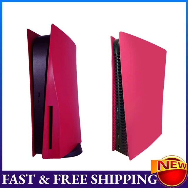 UK GAMING CONSOLE Faceplate Cover for Cosmic Red PS5 Disc Skin Hard ...