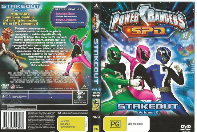 POWER RANGERS SPD Vol 2: Stakeout (DVD, 2005) $8.50 - PicClick AU
