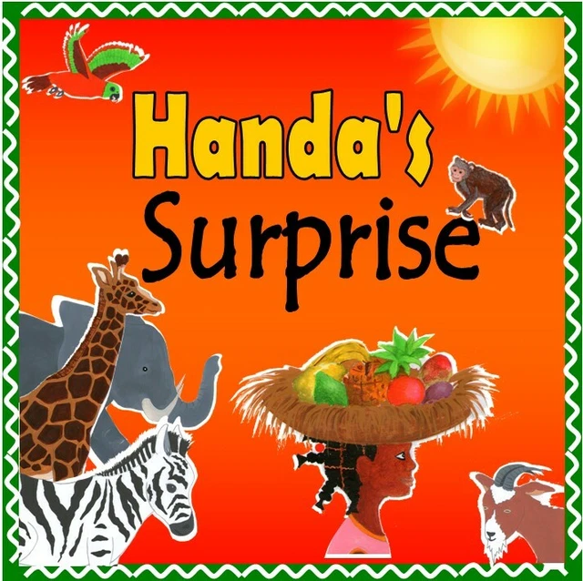 DIGITAL FILE PRINTABLE Designs for HANDA'S SURPRISE Teaching Resource ...