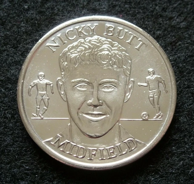 NICKY BUTT - Official England Squad Medal Collection 1998. Coin ...