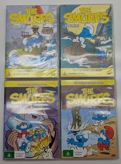 THE SMURFS ORIGINAL Cartoon Series DVD Volume 4, 5, 6, 8 Reg 4 £12.07 ...
