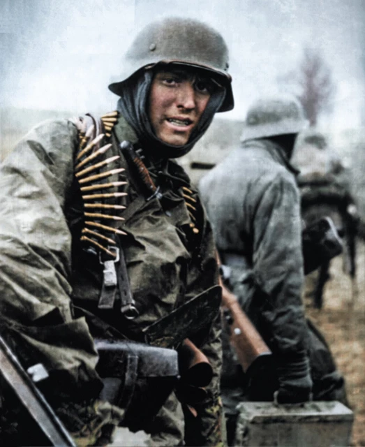 WW2 ARDENNES BULGE Poteau 14th Cavalry Group HJ Meyer Stavelot Bastogne ...