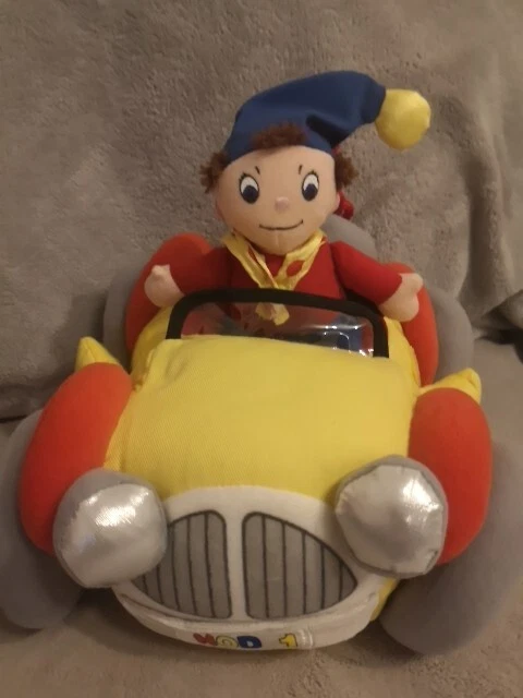 VINTAGE. 1990. PLUSH Noddy In His Car. Detatchable Wheels. Vgc. Golden ...