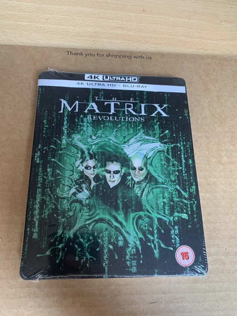 MATRIX REVOLUTIONS LTD Ed Steelbook 4K UHD Blu Ray New & Sealed Keanu Reeves £79.99 - PicClick UK