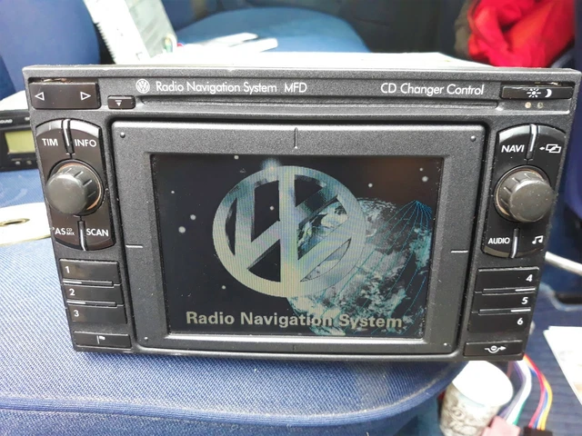 VW VOLKSWAGEN RADIO Navigation System MFD Blaupunkt BNO 881 Receiver ...
