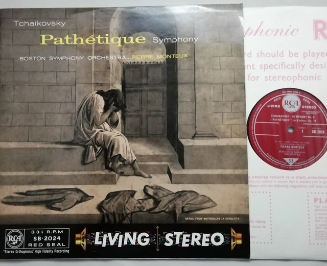 RCA RED SEAL LP SB 2024 GROOVED R/S: Tchaikovsky - Pathétique Symphony ...