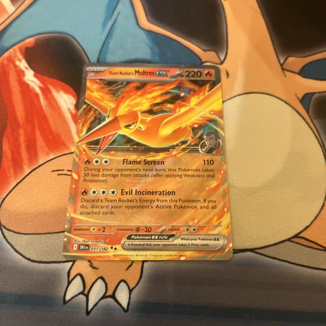 2025 POKEMON SV Destined Rivals Team Rocket's Moltres ex #031/182 £0.73 ...