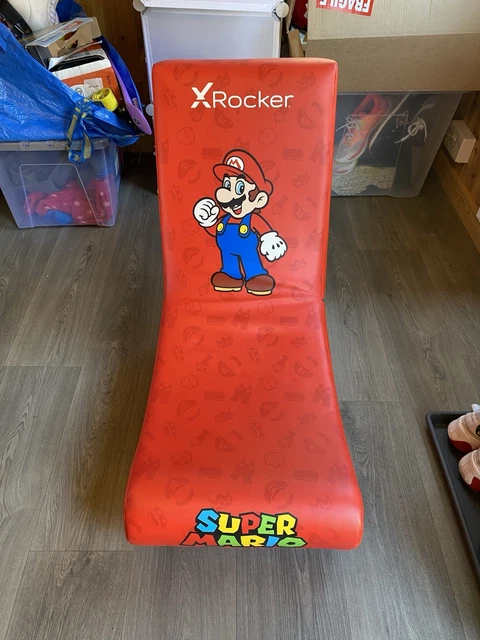 SUPER MARIO X Rocker Gaming Chair Limited Edition Red Great Condition £ ...