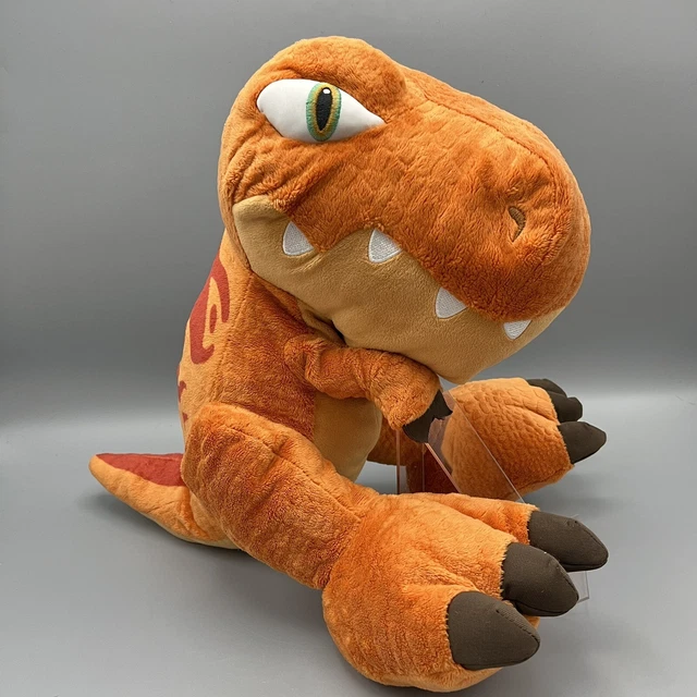 JURASSIC WORLD ORANGE T Rex Plush Large 16 Inches Tall Universal Famosa ...