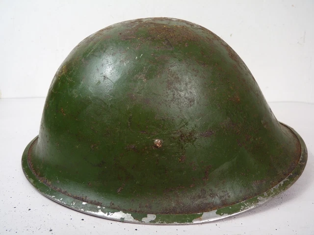 ORIGINAL MK3 CANADIAN / British Army WW2 Turtle Helmet High Rivet £60.00 - PicClick UK