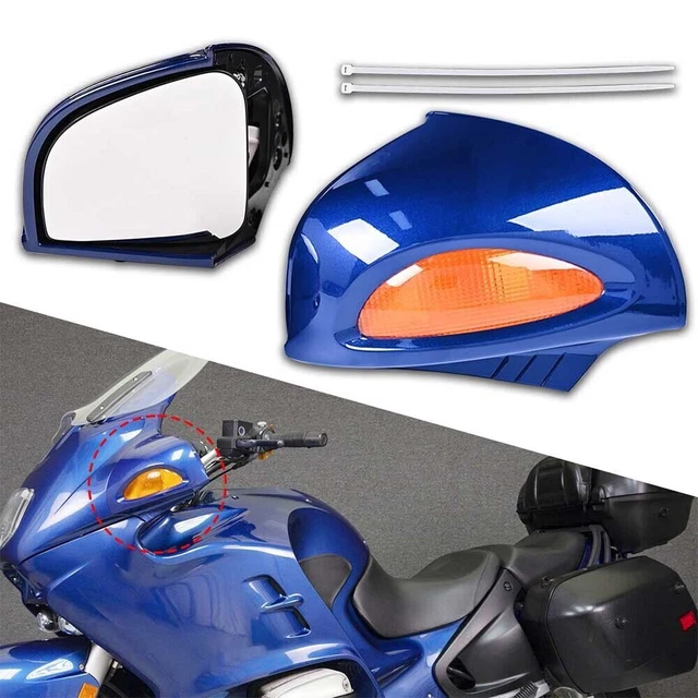 FOR BMW R1100RT R1100RTP R1150RT Rear View Mirrors W/ Turn Signal L+R ...