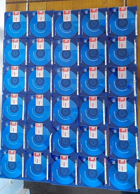 30 X BUSH Used Recordable Minidiscs MD Mini Disc MD-X74 Blank MDs £39. ...
