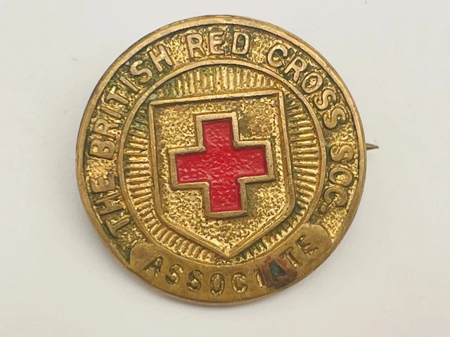 THE BRITISH RED Cross Society Associate Badge Enamel Lapel £5.04 ...