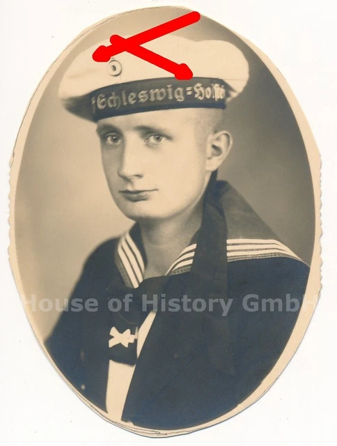 136240: PORTRAITFOTO KM Matrose Linienschiff Schleswig-Holstein ...