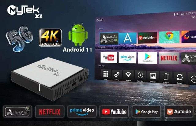 BOÎTIER ANDROID 11 2023 4k Smart Tv Box 5G EUR 45,00 - PicClick FR