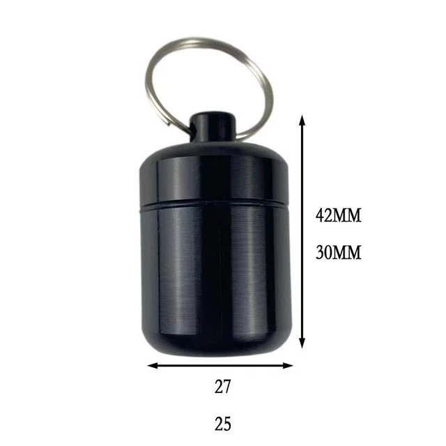DRY BOTTLE EDC Pill Box First-Aid Canister Pill Cases Waterproof Seal ...