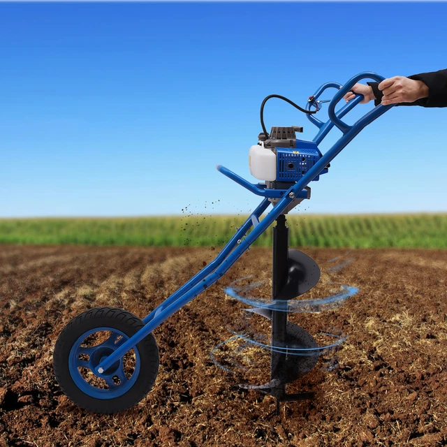 Post Gas Powered Cordless Electric Post , 350W DC20V Earth Auger ...