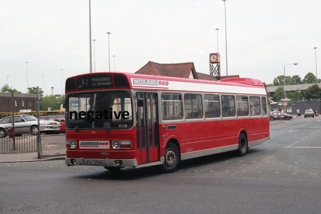 35MM BUS NEGATIVE Midland Red Leyland National 628 Puk628R Neg No 504 £ ...