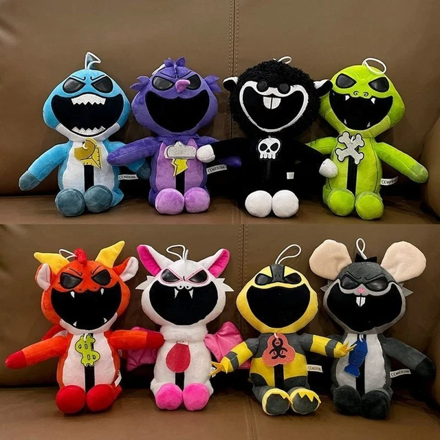 NIGHTMARE CRITTERS PLUSHIE A Set of 8 - Horror Poppy Playtime Smiling ...