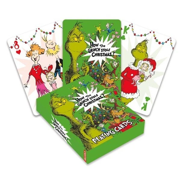 DR SEUSS HOW The Grinch Stole Christmas Set 52 Cartes à Jouer + Jokers ...