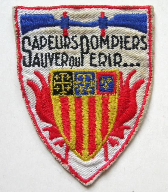 ANCIEN INSIGNE TISSU Patch Ecusson Sapeurs Pompiers Aix En Provence ... ANCIEN INSIGNE TISSU Patch Ecusson Sapeurs Pompiers Aix En Provence ...