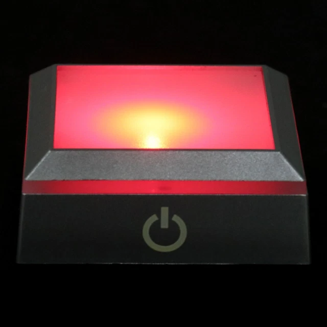 LED LIGHT BASE Display Show Stand With Touch Colorful Lights Square ...