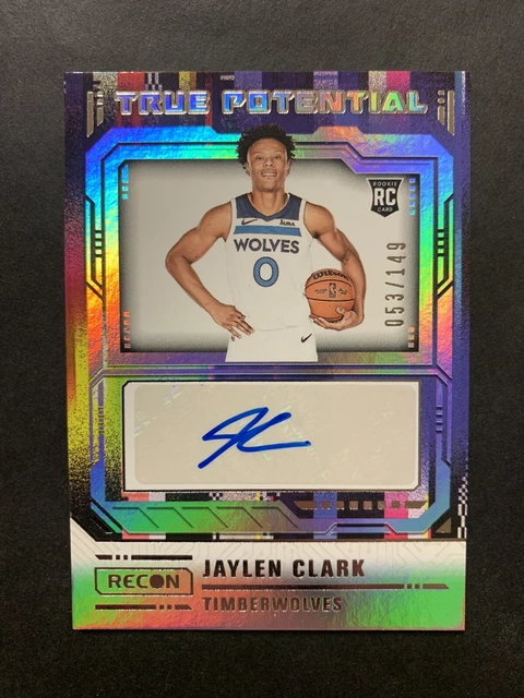 JAYLEN CLARK 2023-24 Panini Recon True Potential Autograph /149 Rookie ...
