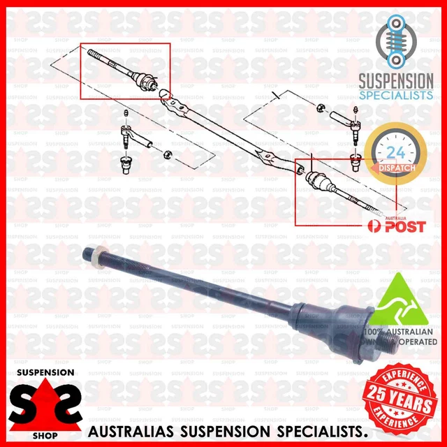 FRONT AXLE INNER Tie Rod Suit GMC Sierra 3500 Hd Cab & Chassis 6.6 D 4WD SIERRA EUR 55,45 ...