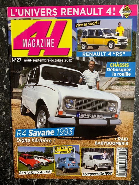 MAGAZINE 4L N°27 - L'Univers Renault 4 (avec poster) EUR 5,50 - PicClick FR