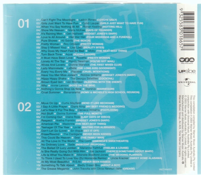 THE ULTIMATE CHICK Flick Soundtrack - Various - 2 CD $19.95 - PicClick AU