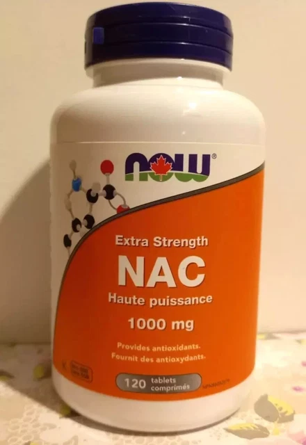 NOW EXTRA STRENGTH Nac Haute Puissance 1000Mg 120 Tablets £7.50 ...