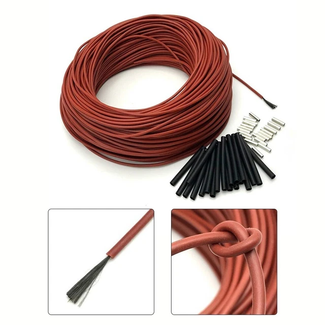 RUBAN CHAUFFANT ÉLECTRIQUE efficace 12K en fibre de carbone avec ...