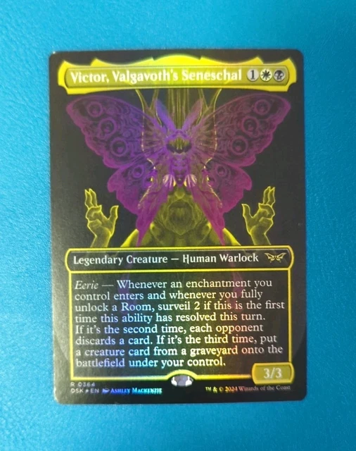 MTG DUSKMOURN HOUSE of Horror Victor, Valgavoth's Seneschal FOIL R 0364 ...