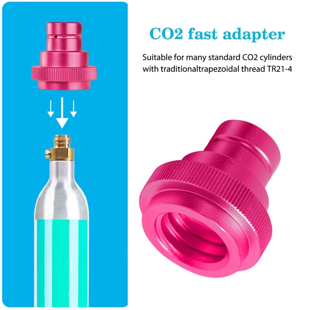 CO2 QUICK ADAPTER for CO2 Cylinder TR21-4 Male Thread Quick Adapter ...