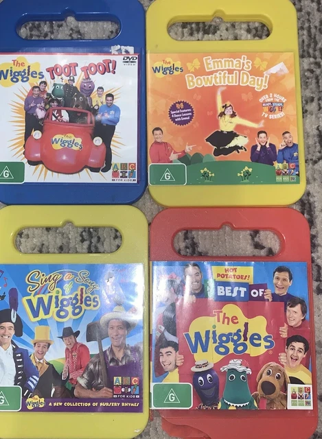 THE WIGGLES DVD'S Bulk Lot x4 Region 4 - Kids DVD Set Wiggles - Aus ...
