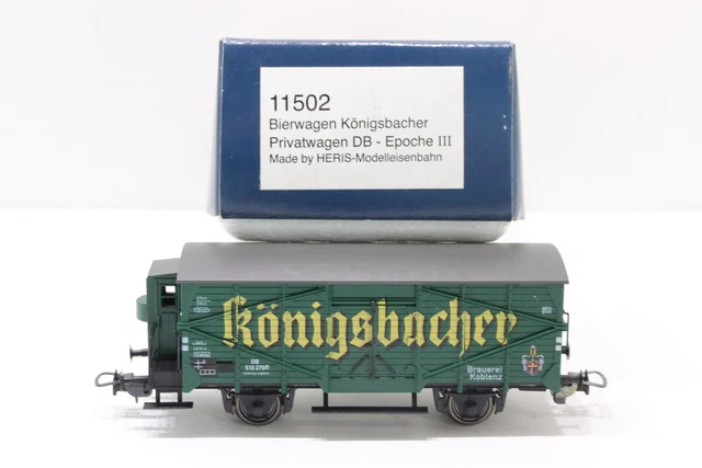 H0 HERIS 11502 DB Bierwagen Königsbacher Güterwagen DC OVP N23 EUR 16,05 - PicClick DE