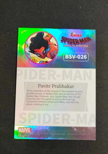 CAMILLI SPIDERMAN ACROSS The Spiderverse 2023 Card Pavitar Prabhakar ...