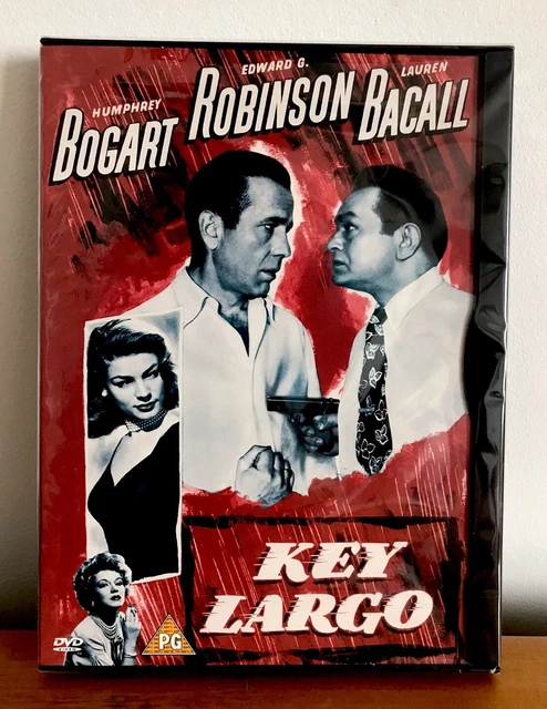 KEY LARGO DVD in Snapper Case New and Sealed Humphrey Bogart Lauren ...