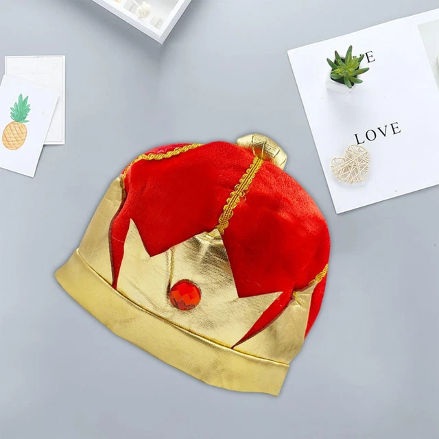 ROYAL KING CROWN Hat Cosplay Dress up Headwear Masquerade Cute ...