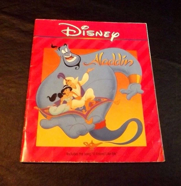 1992 WALT DISNEY Presents Aladdin Soft Cover - No Record £3.75 ...