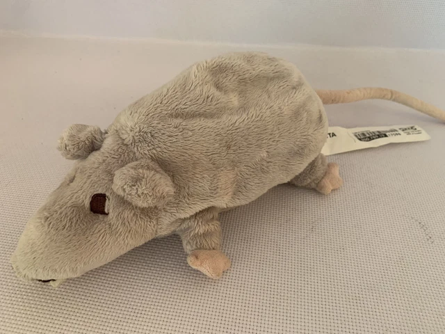 IKEA GOSIG RATTA Rat Mouse Grey Soft Plush Toy 9” £14.99 - PicClick UK