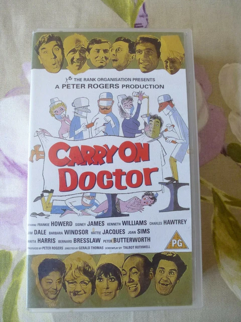 CARRY ON DOCTOR 1967 Starring Kenneth Williams 1995 Vhs Video Tape Uk ...