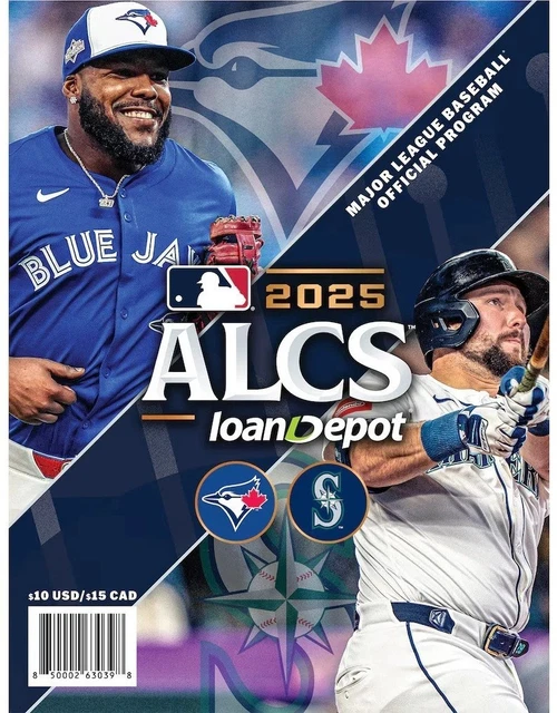 TORONTO BLUE JAYS 2025 ALCS Postseason playoff Program vs Seattle ...