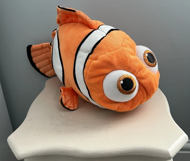 DISNEY STORE NEMO Finding Nemo Clown Fish Plush Soft toy Stamped 12" £ ...